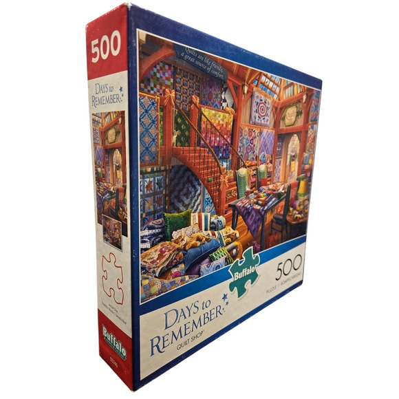 Buffalo Games | Games | Buffalo Games Days To Remember Quilt Shop 50 ...